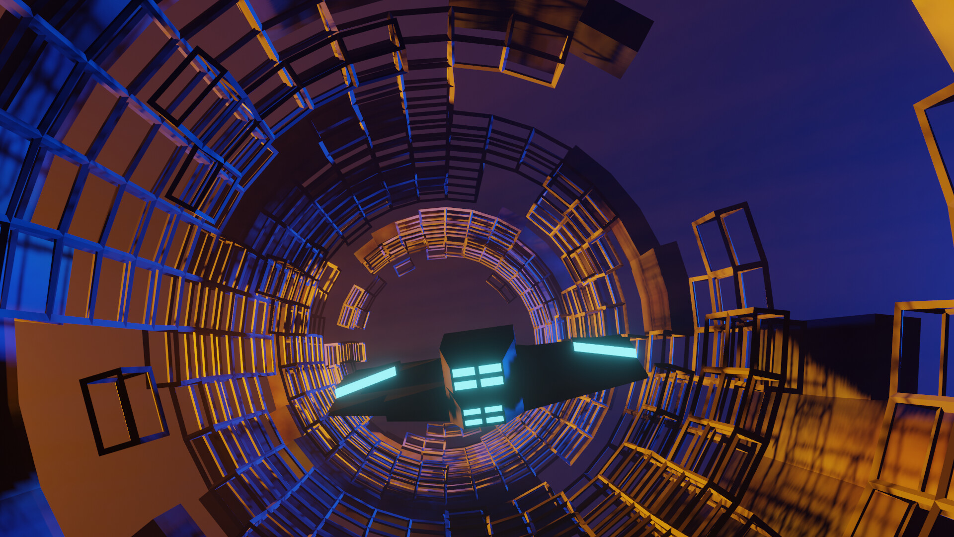 ArtStation - Geometry Nodes spaceship