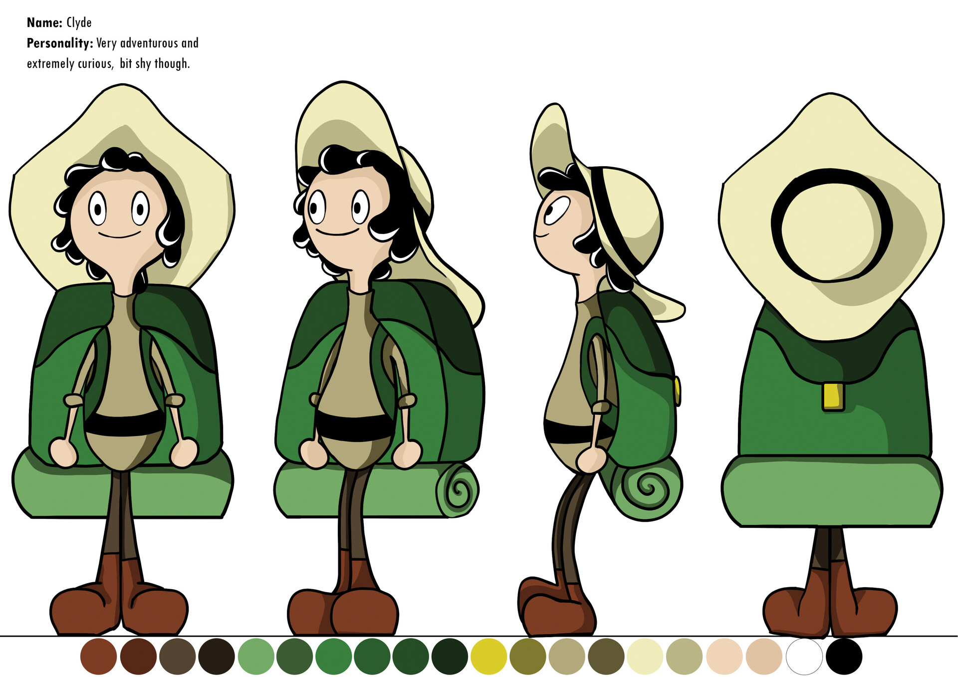 ArtStation - Clyde: Character Turnaround