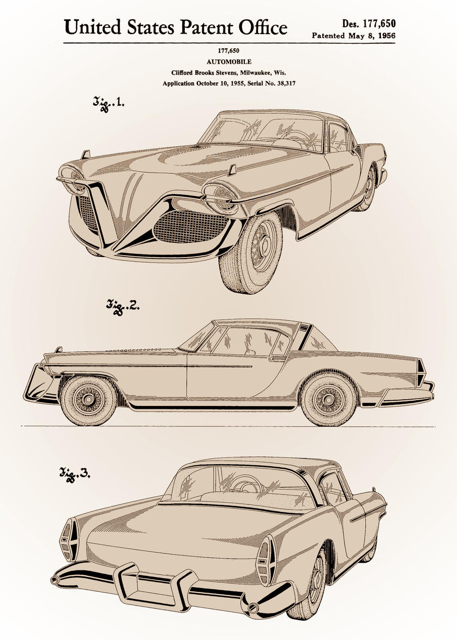 ArtStation - Classic Car Patent