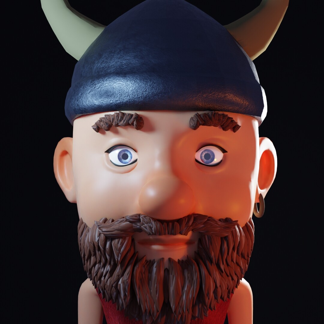 ArtStation - 3d Viking man