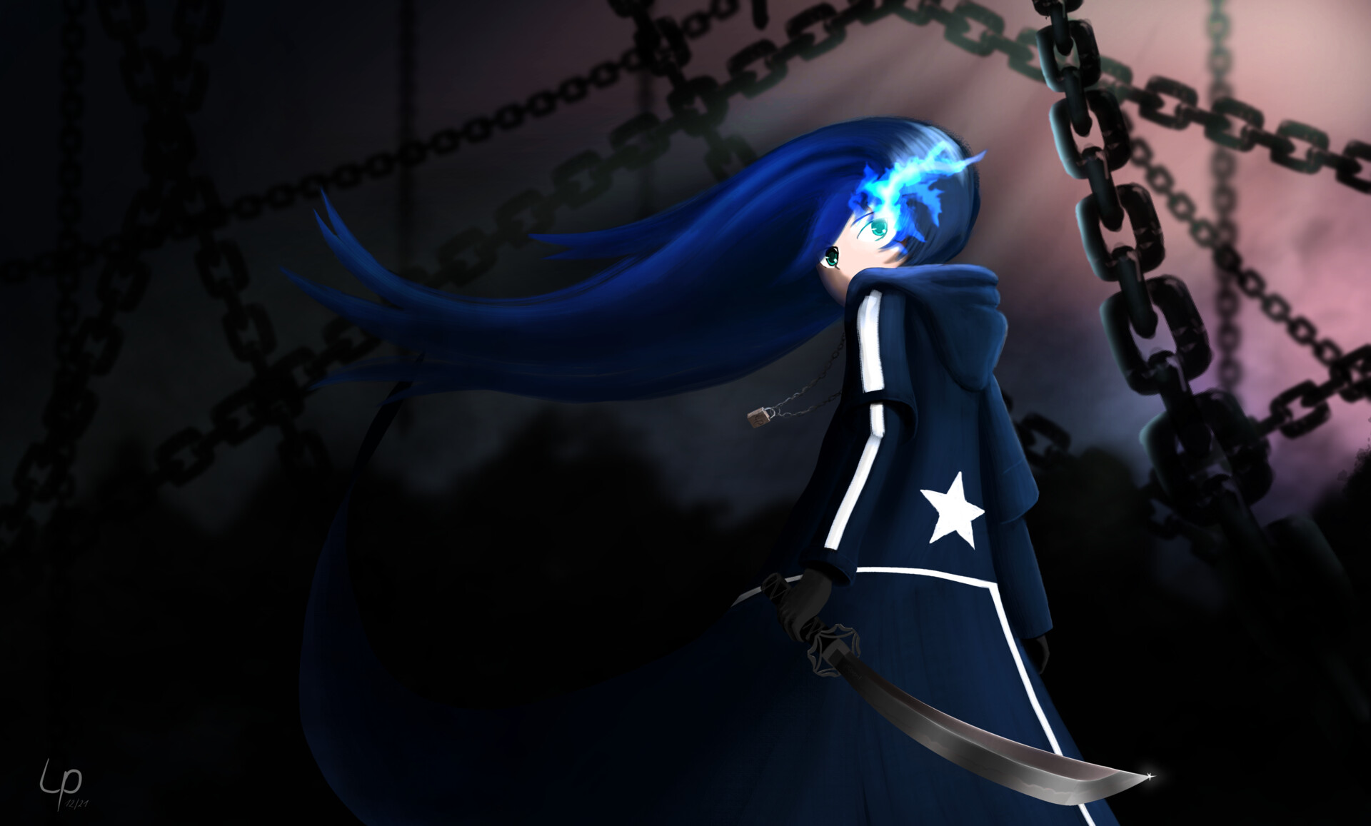 ArtStation - Black Rock Shooter 4K/fanart