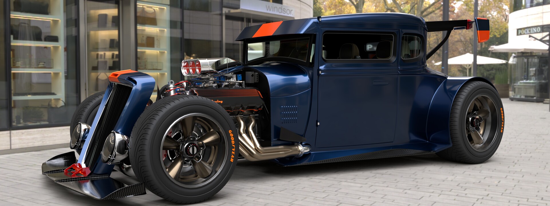 ArtStation - Early renders of the hotrods from Hum3d