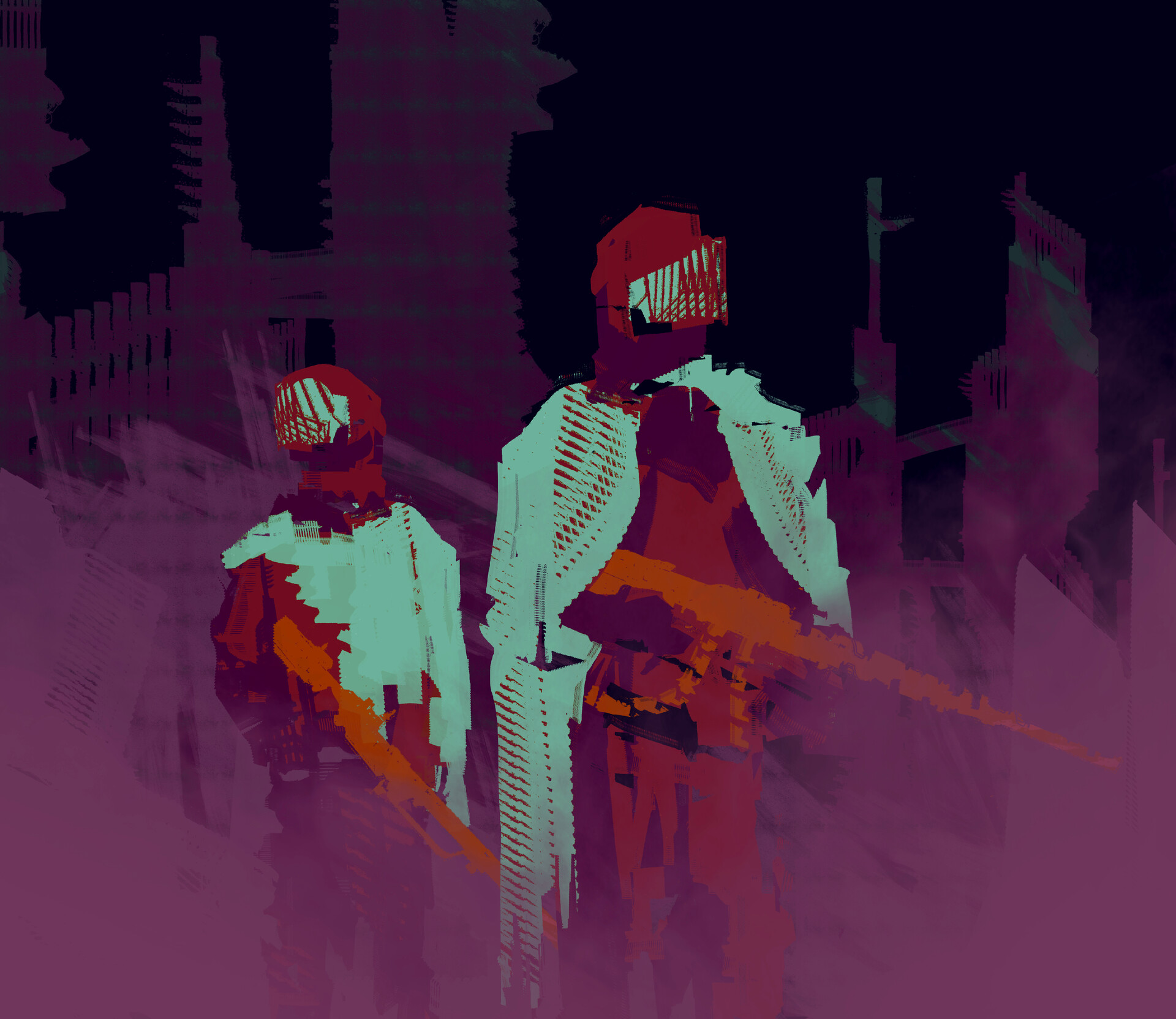 ArtStation - Purple police