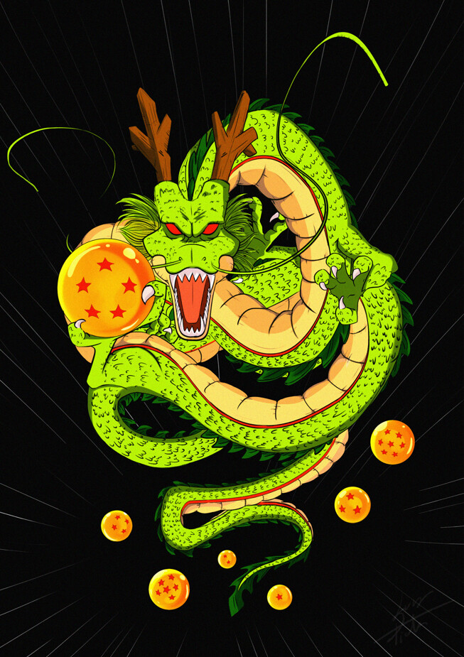 ArtStation - Shenron-Dragon Ball
