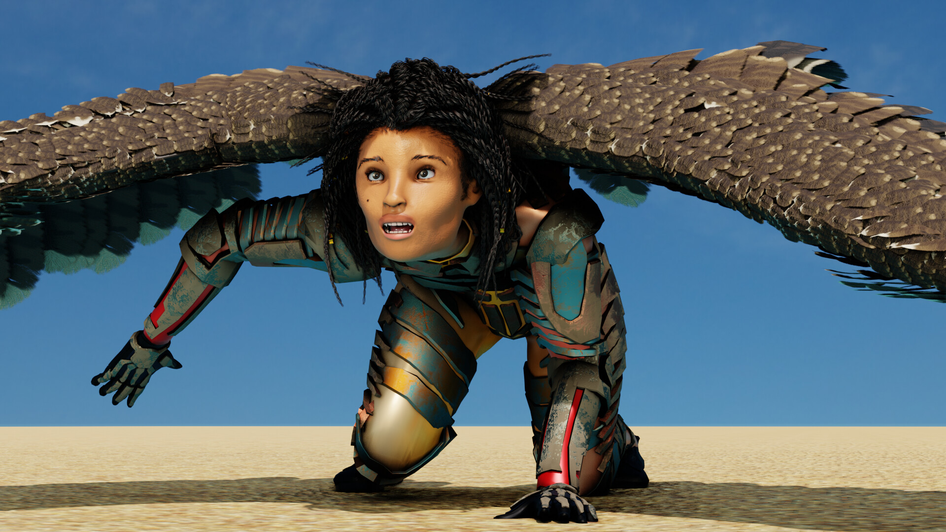 ArtStation - flame soldier