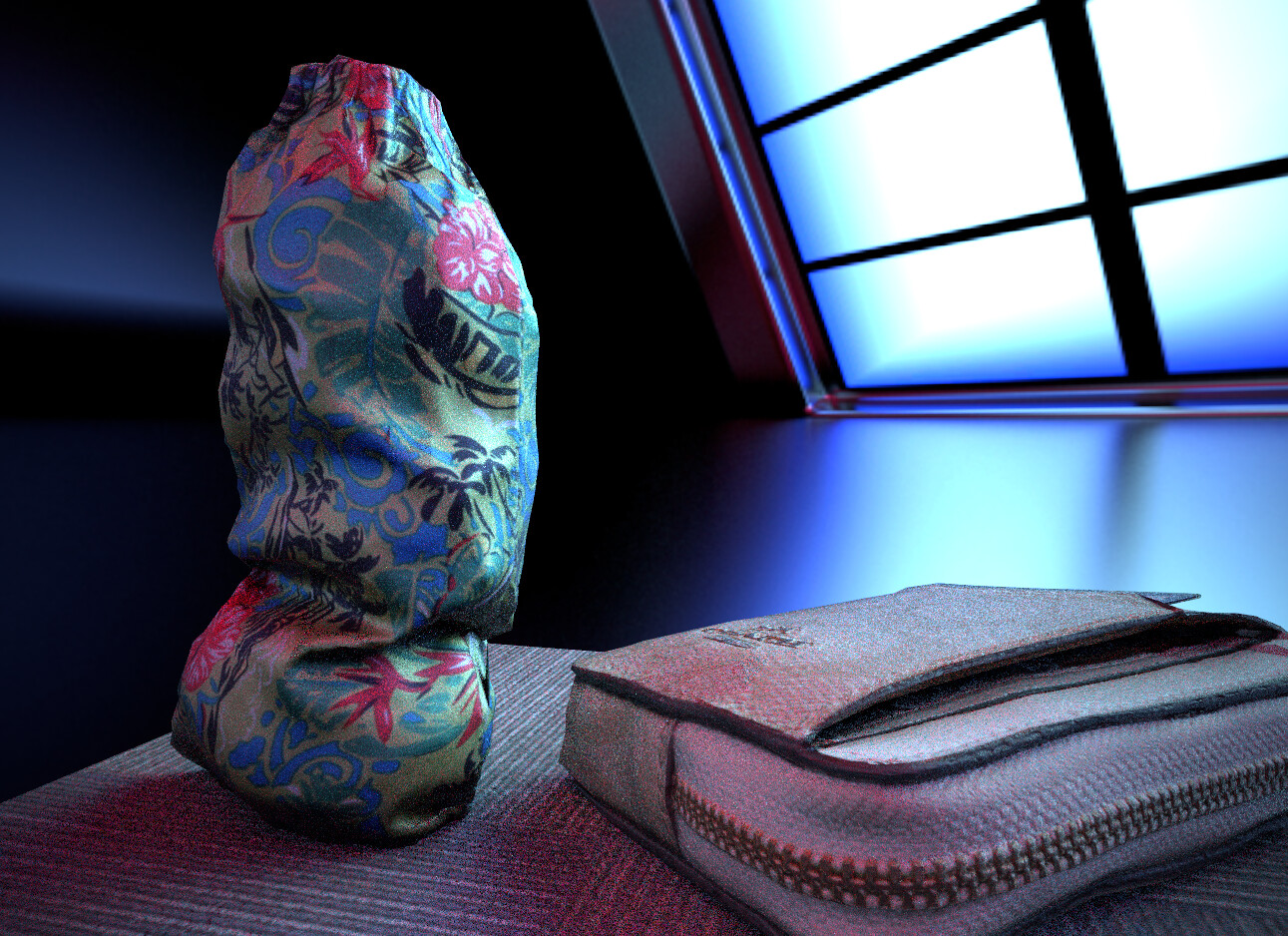 ArtStation - Still Life_Wallet and Sunglass Case