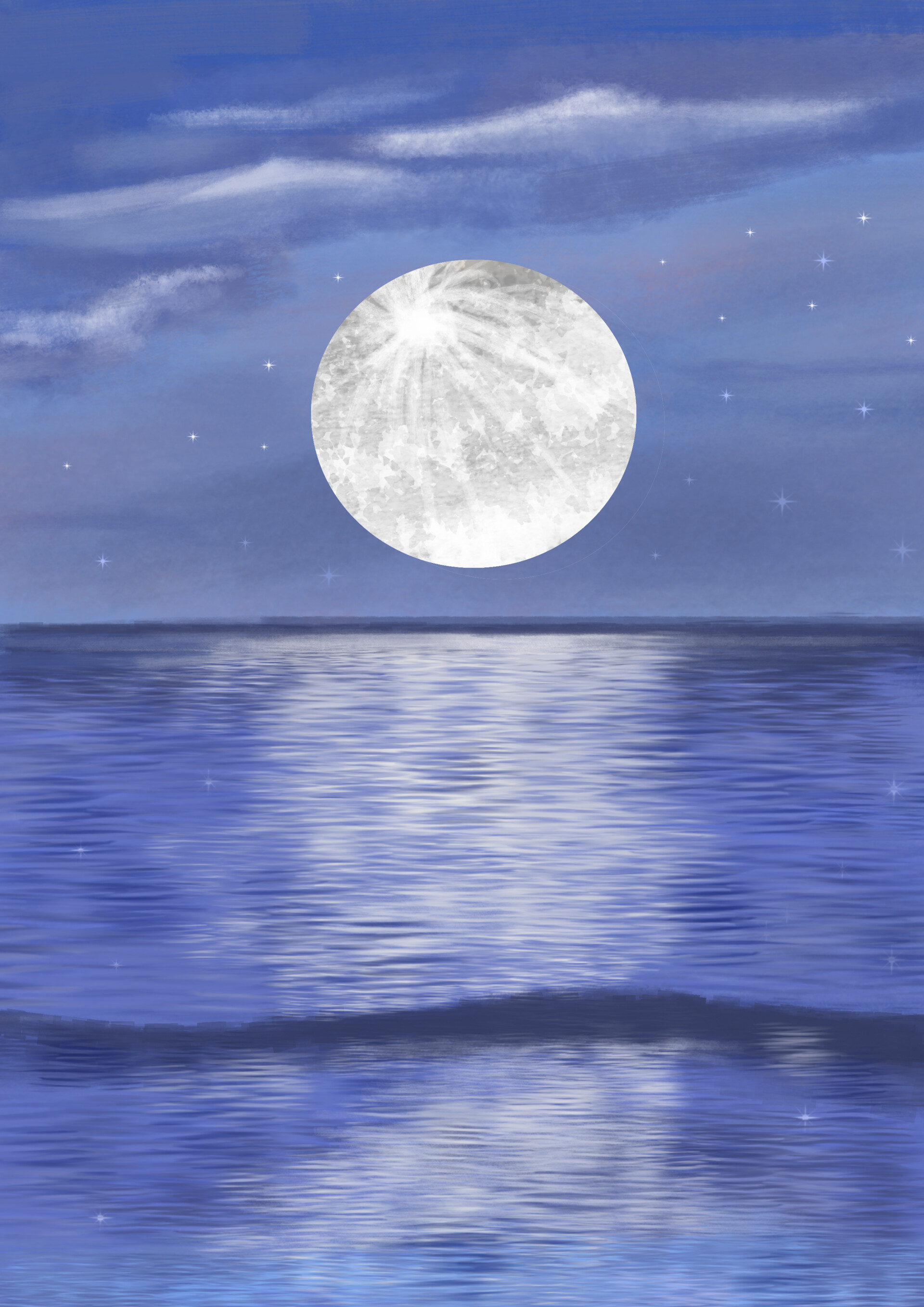 ArtStation - Floating Moon