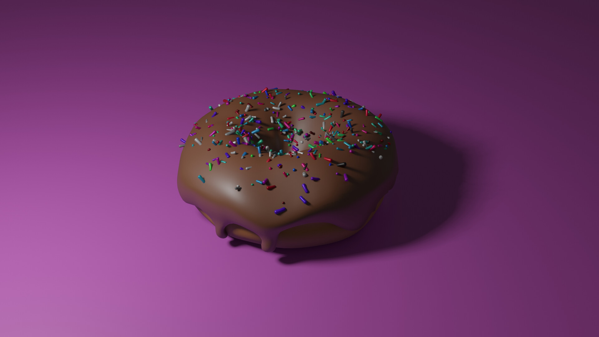 ArtStation - 3D Modeling donut