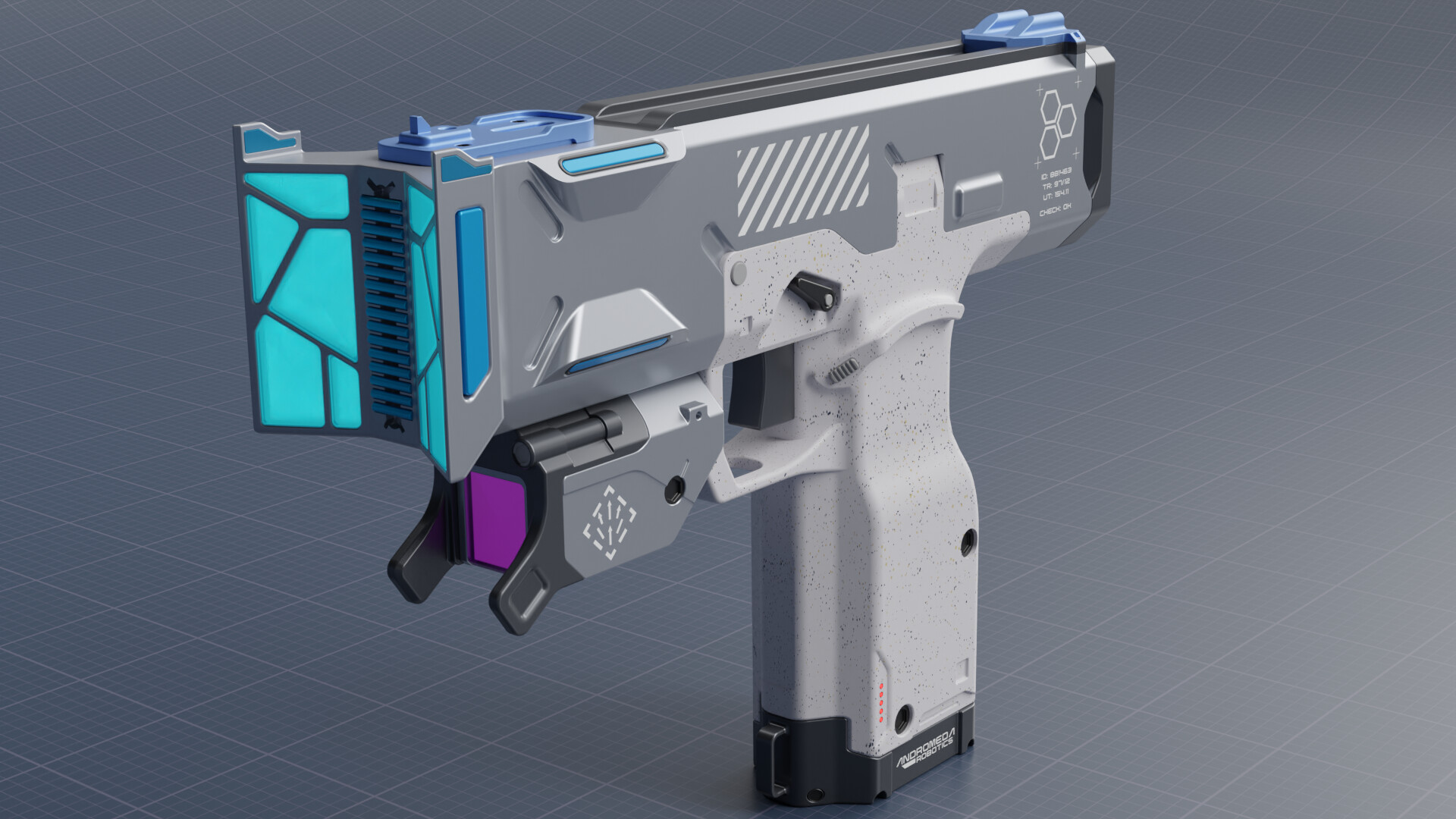 ArtStation - sci-fi pistol