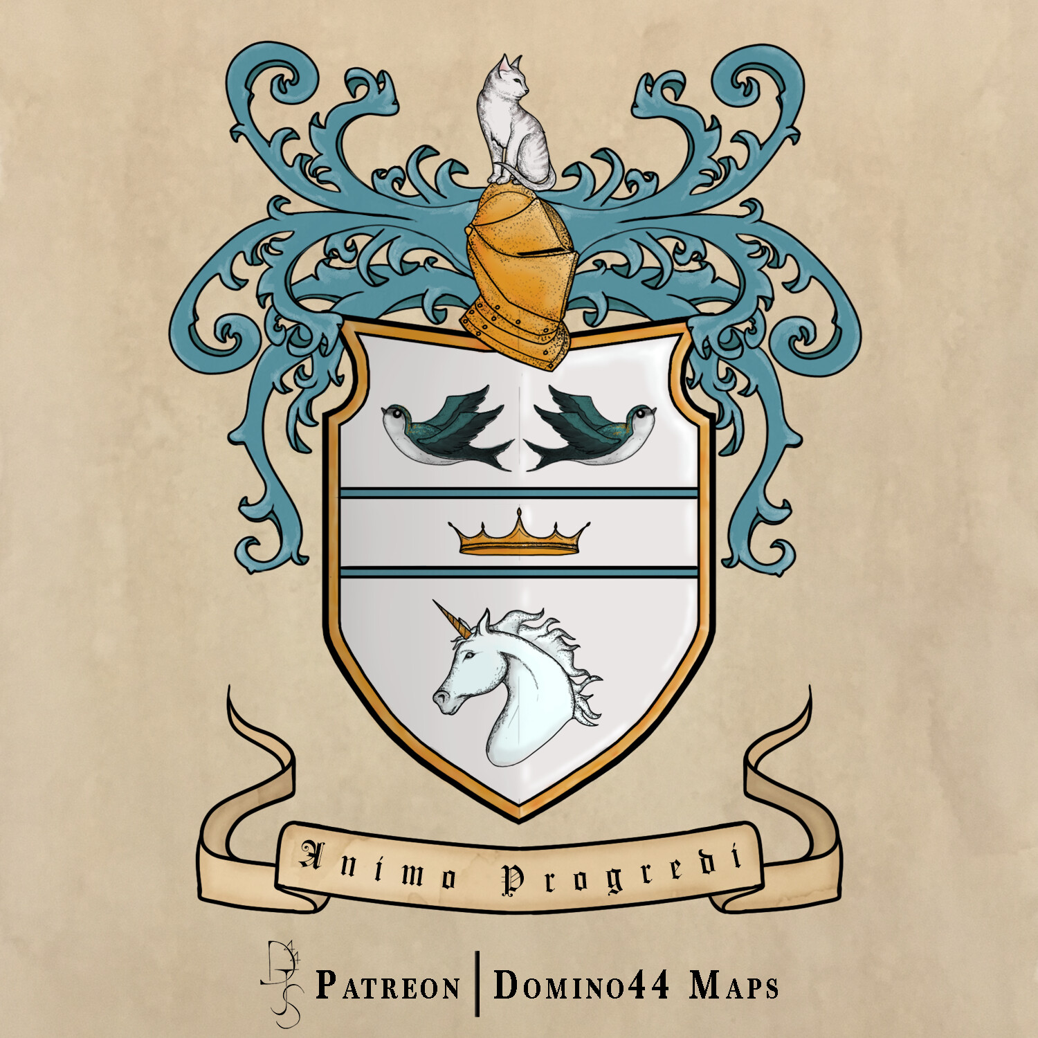 ArtStation - Heraldry design for Patreon