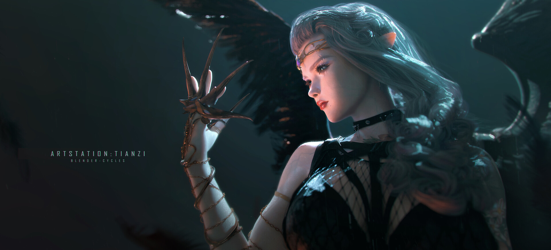 tian zi - 黑天使-Black angel