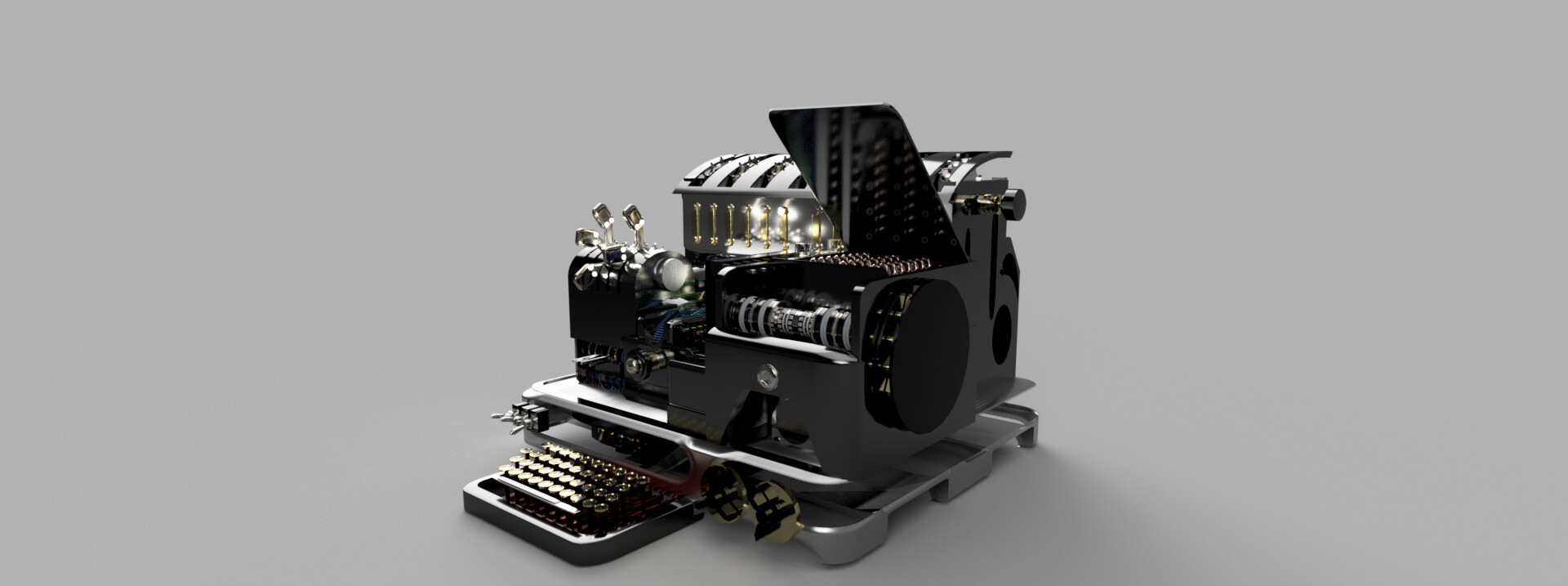 ArtStation - Enigma cipher machine