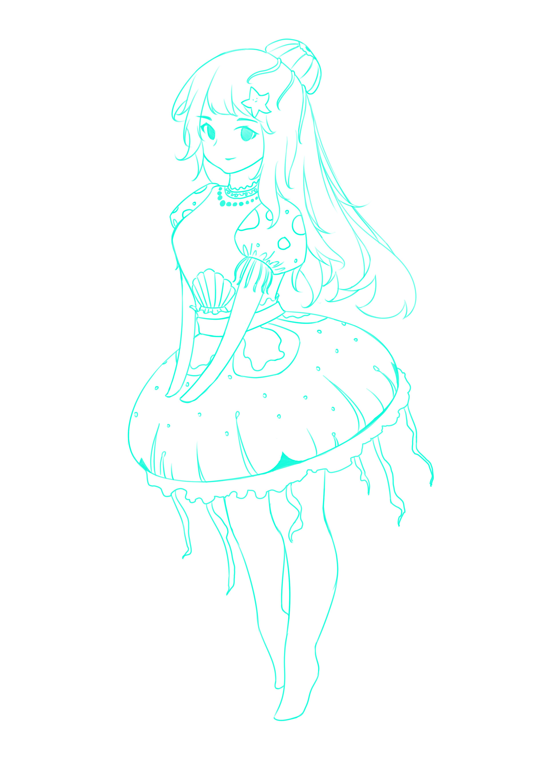 ArtStation - jellyfish princess