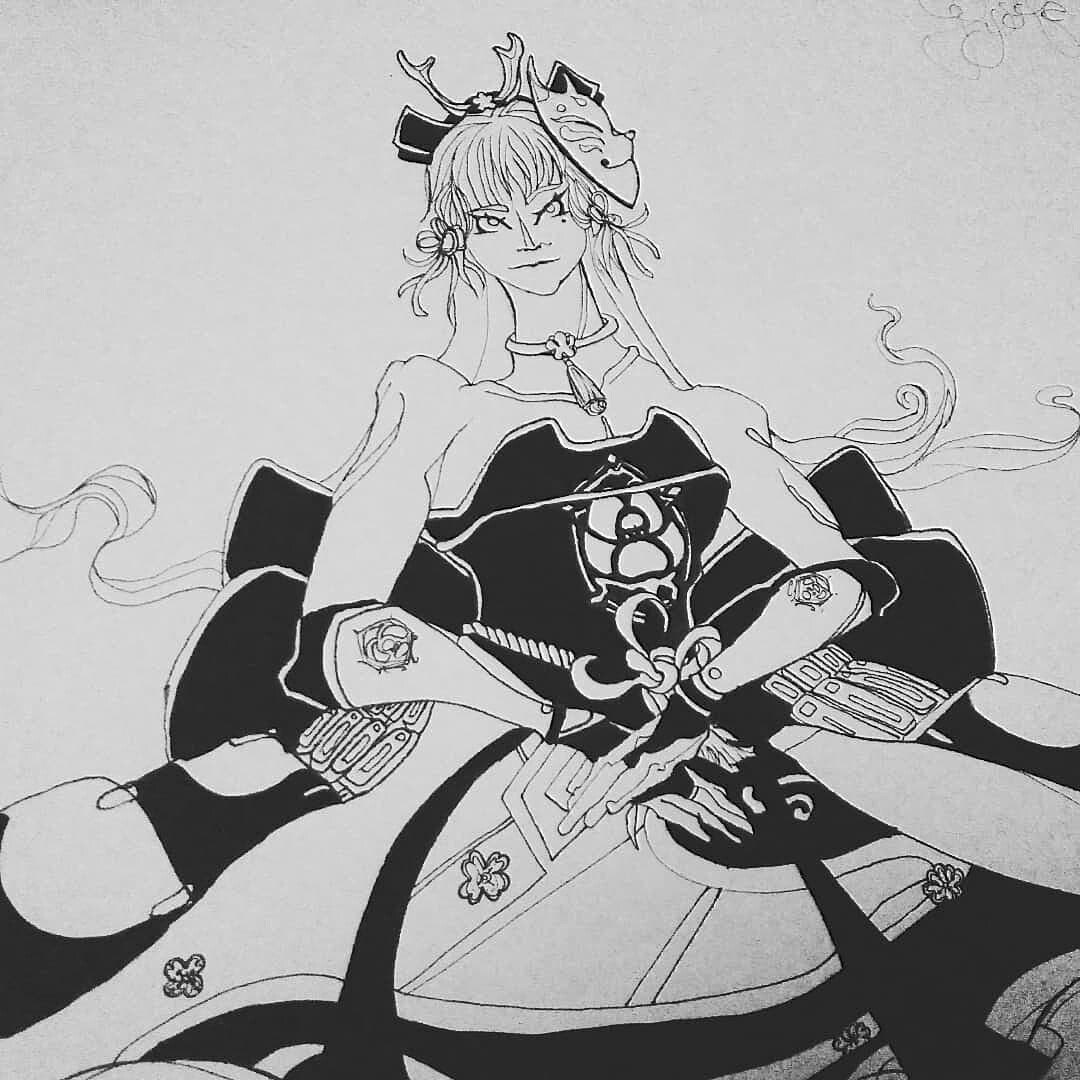 ArtStation - [Genshin Impact] Inazuma characters