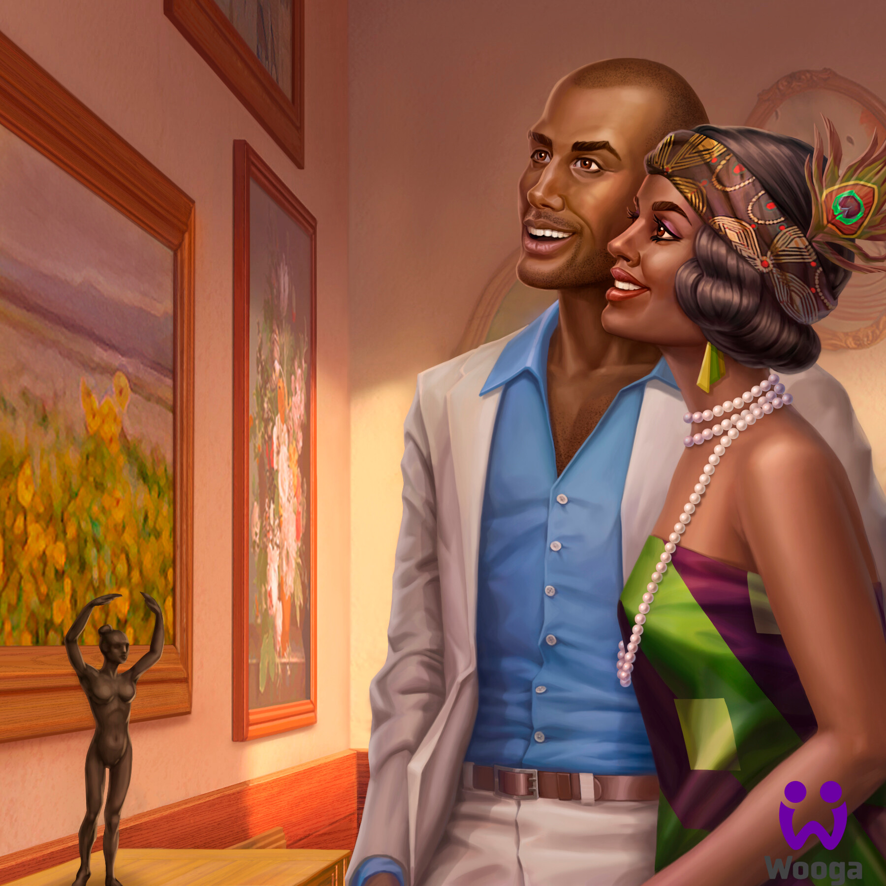 AAA Game Art Studio - 2D Characters - Edouard and Amelia, June's ...