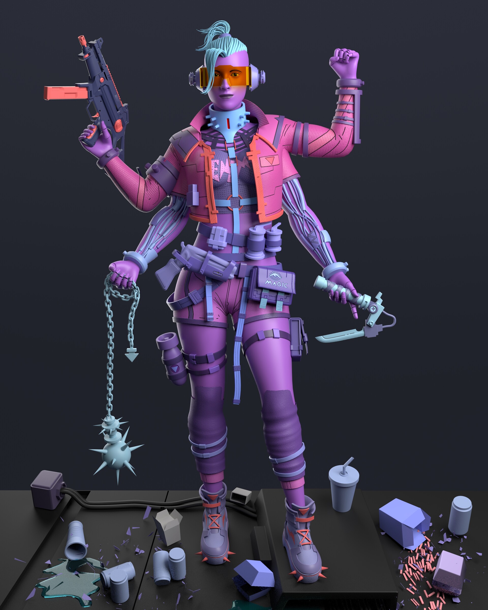 ArtStation - Deathburger Concept