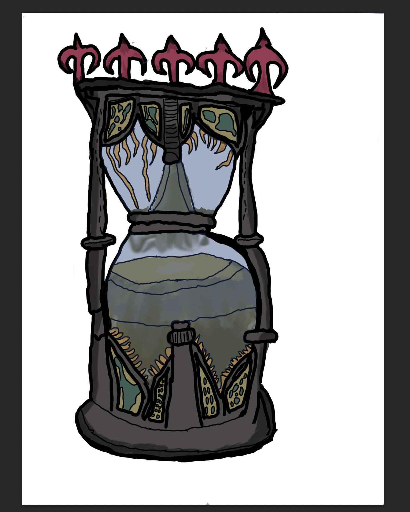ArtStation - distorted hourglass