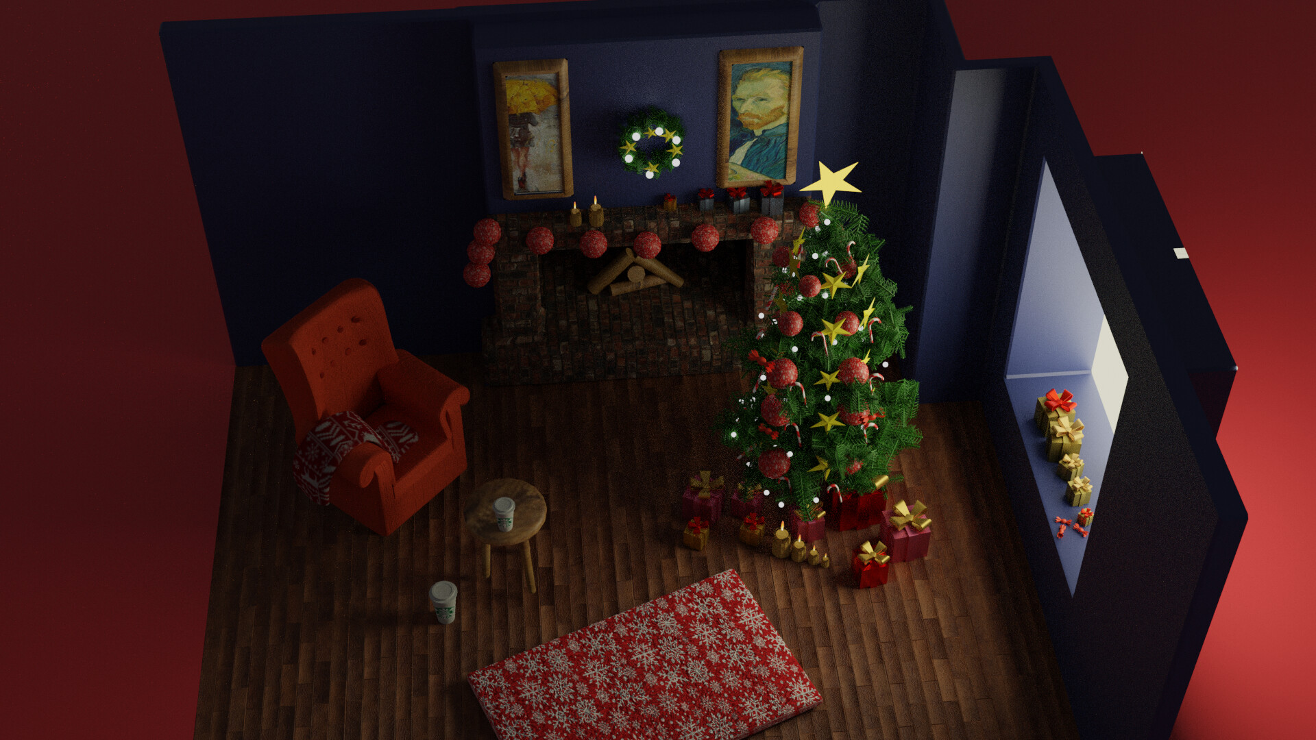 ArtStation - A Christmas Room