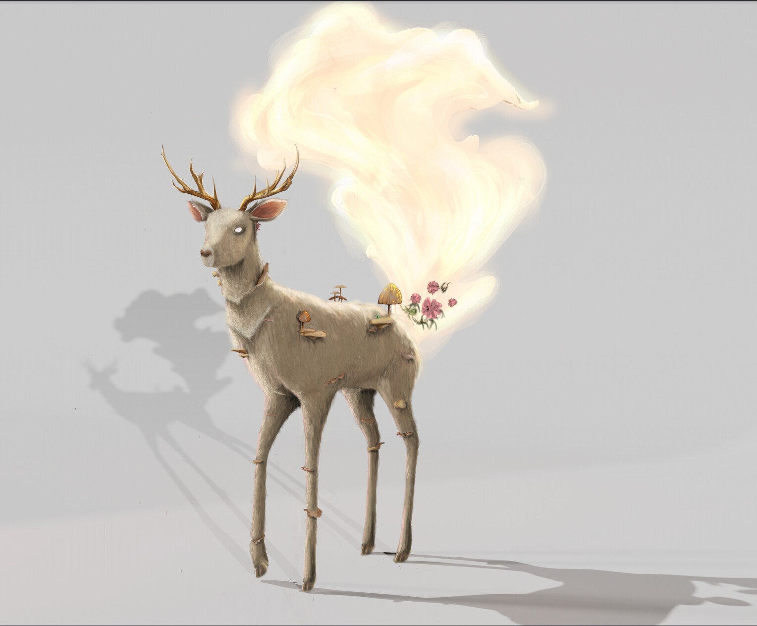ArtStation - Spirit deer