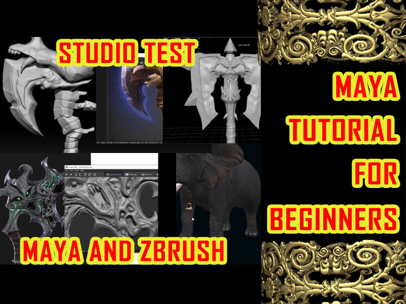 ArtStation - handpainted|maya tutorial for beginners in hindi