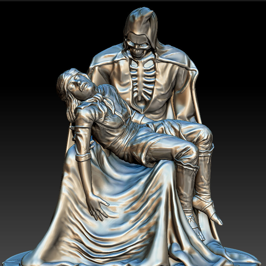 ArtStation - San La muerte y Gauchito Gil,- Saint Death and the ...