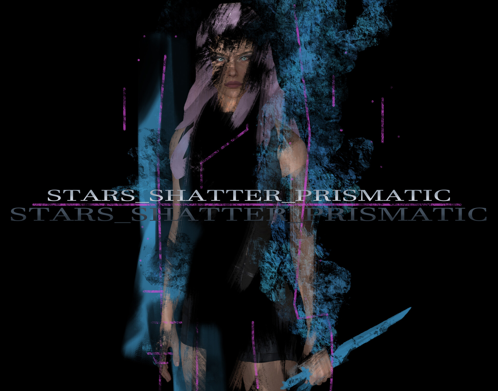 ArtStation - STARS_SHATTER_PRISMATIC : TITLE SEQUENCE / COVER ART