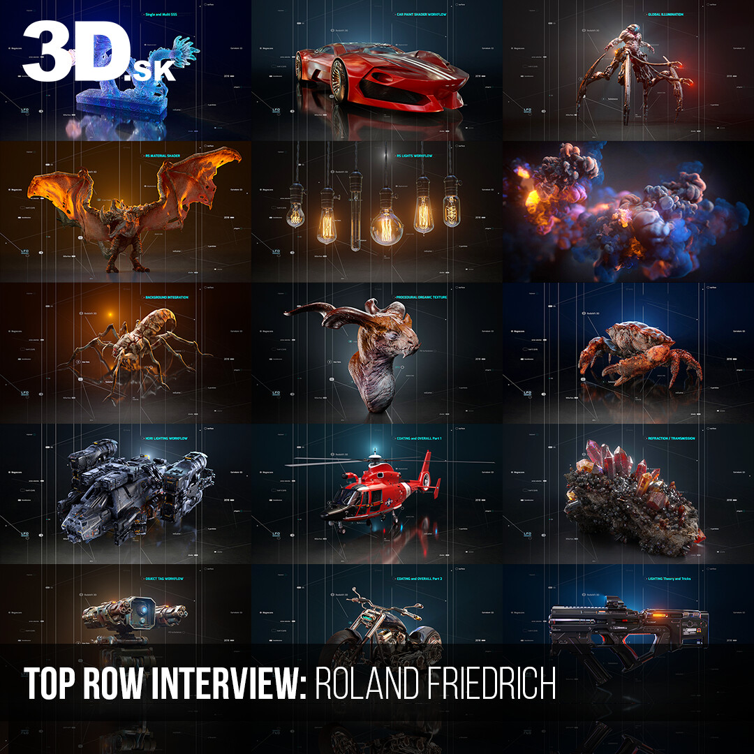 ArtStation - TOP ROW INTERVIEW: ROLAND FRIEDRICH
