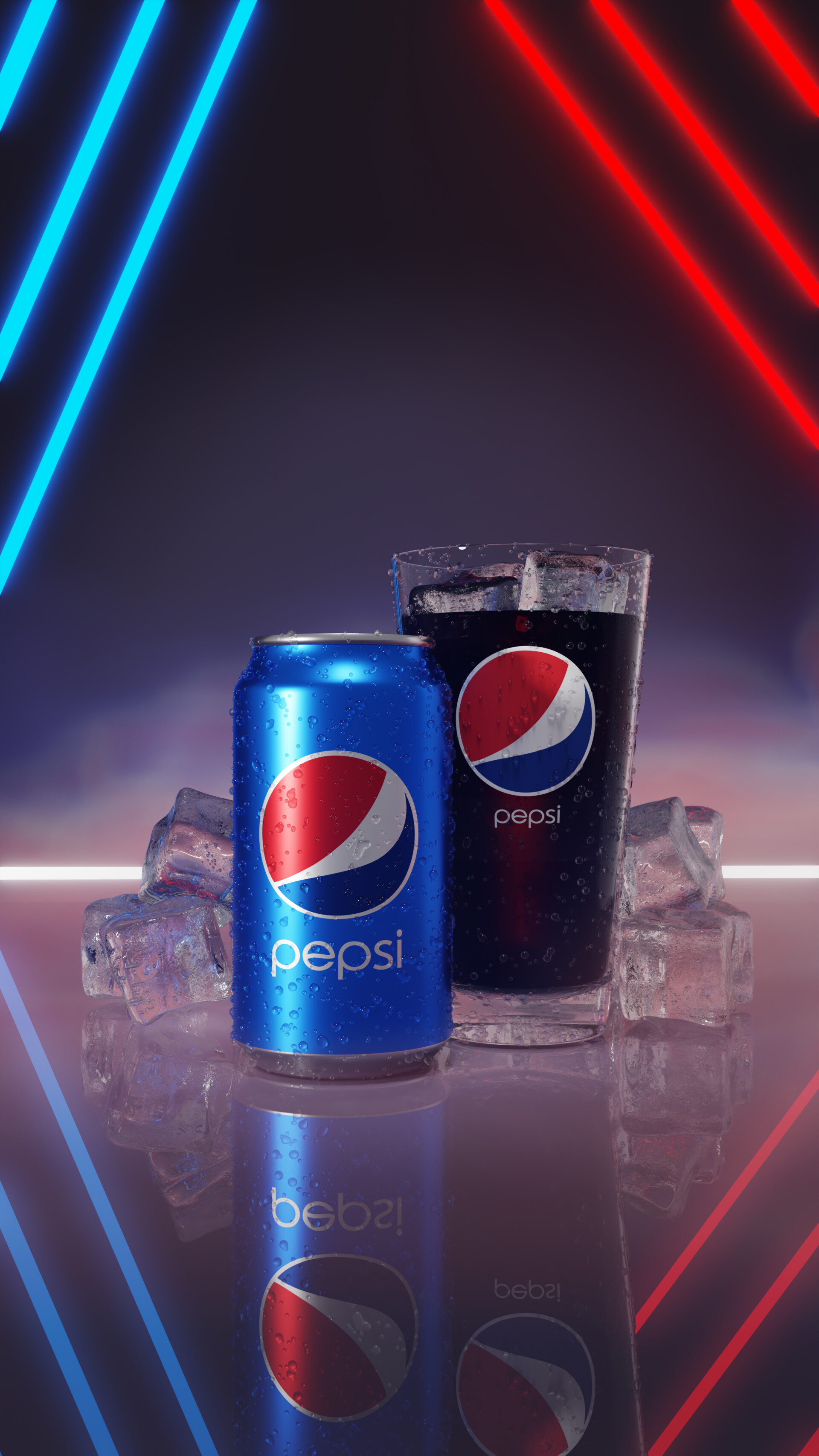 ArtStation - Pepsi - Product Design & Illumination