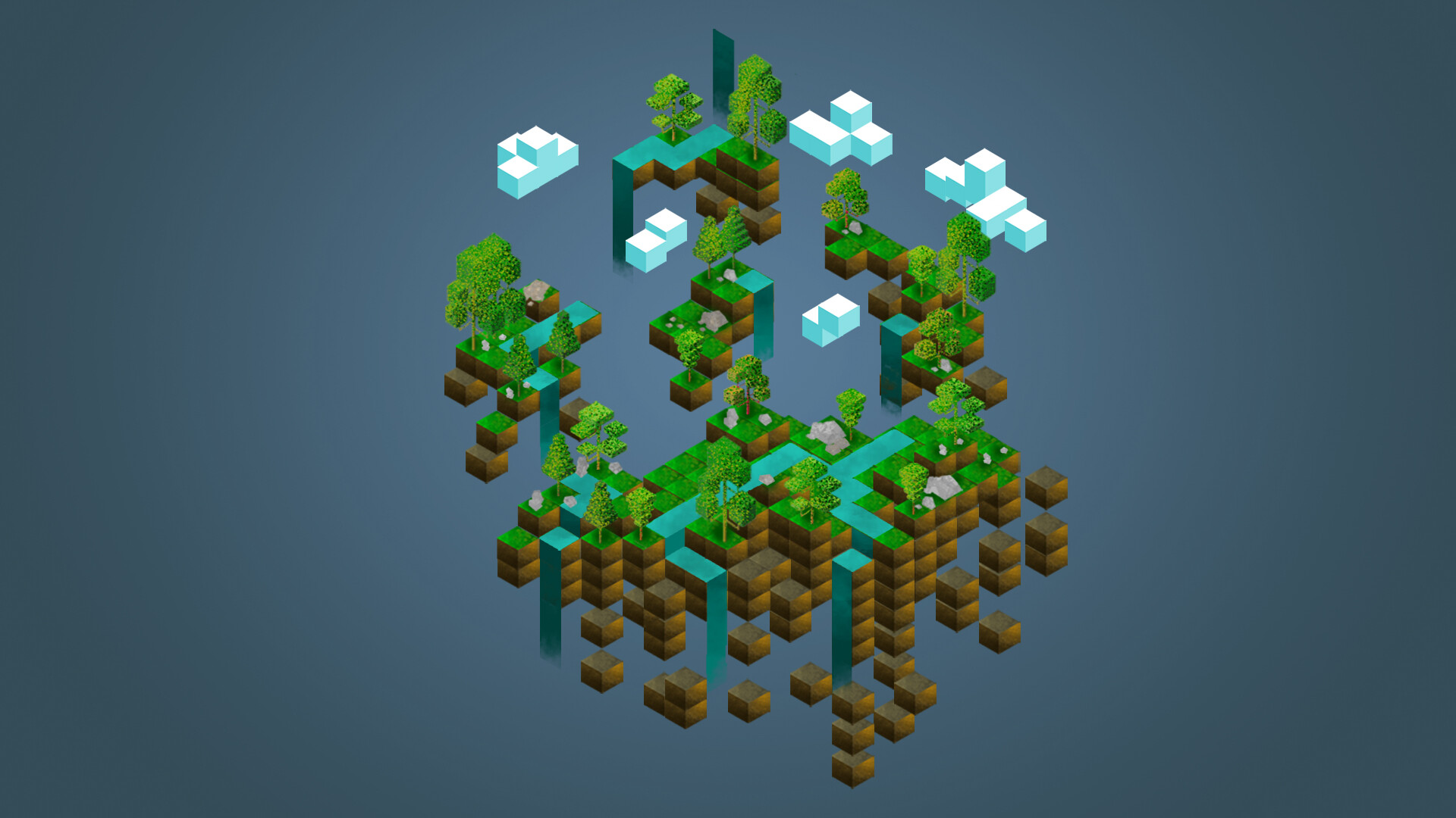 ArtStation - Isometric Landscape