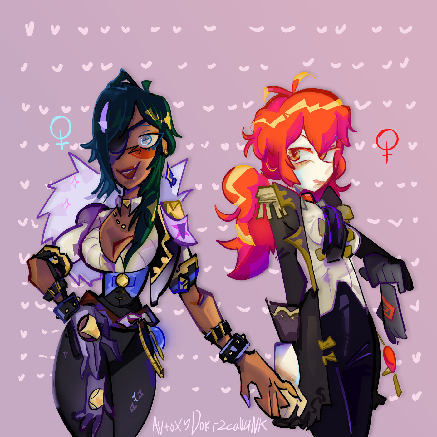 Artstation Femkaeya X Femdiluc