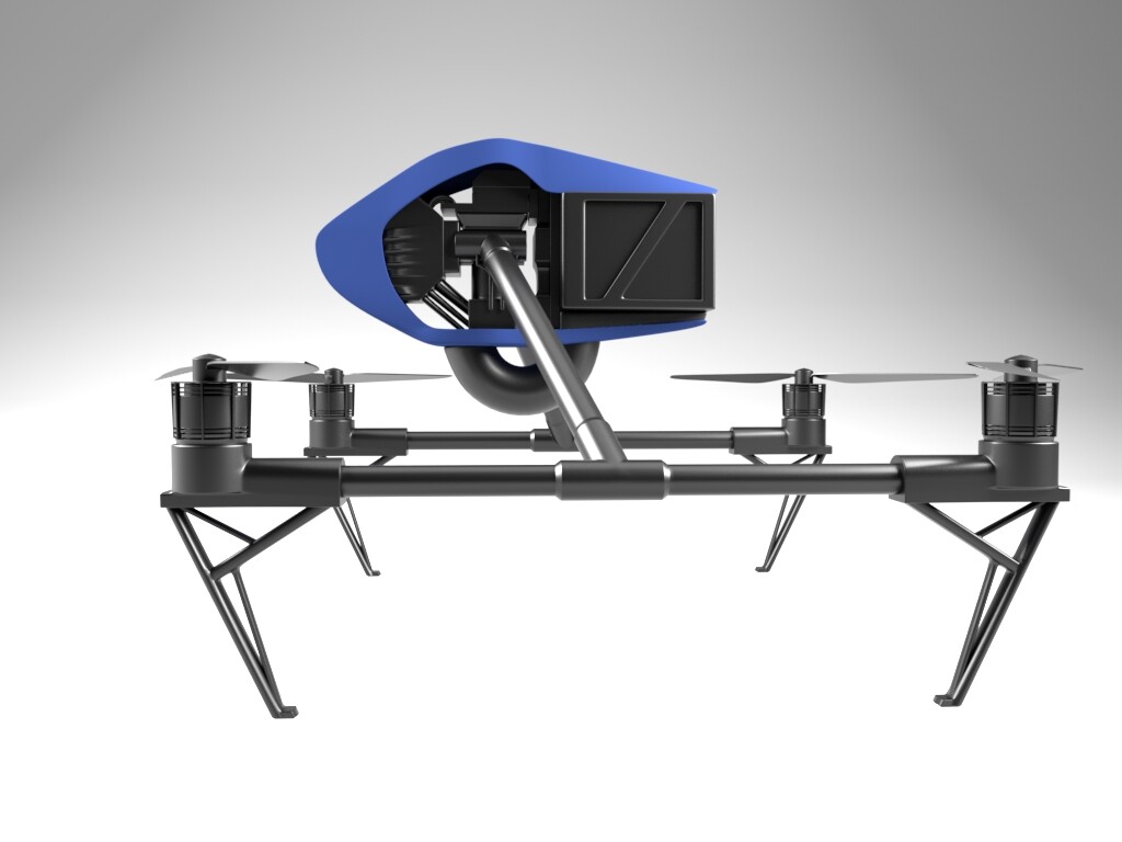 ArtStation - Drone modeling in Maya