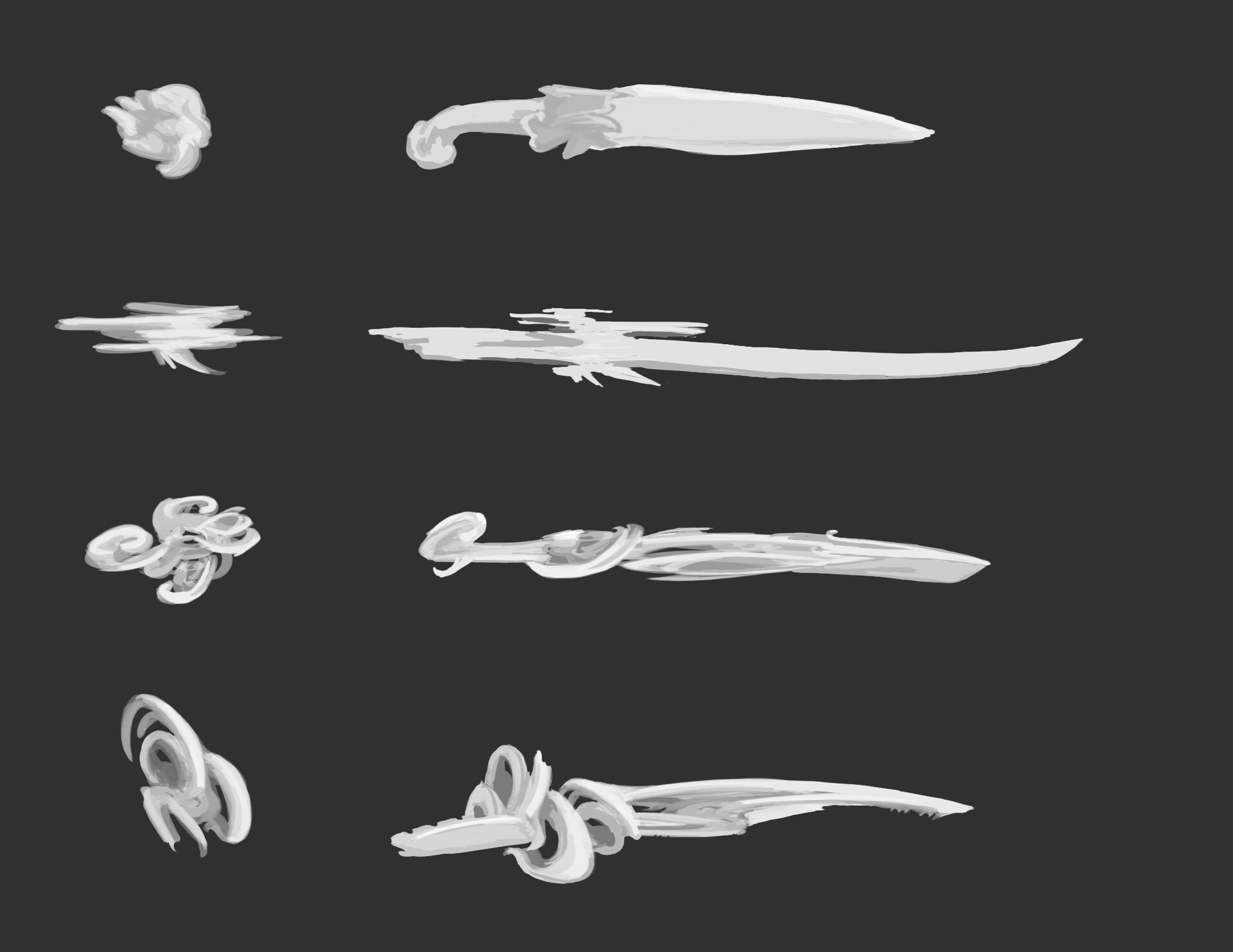 ArtStation - Fantasy swords' forms