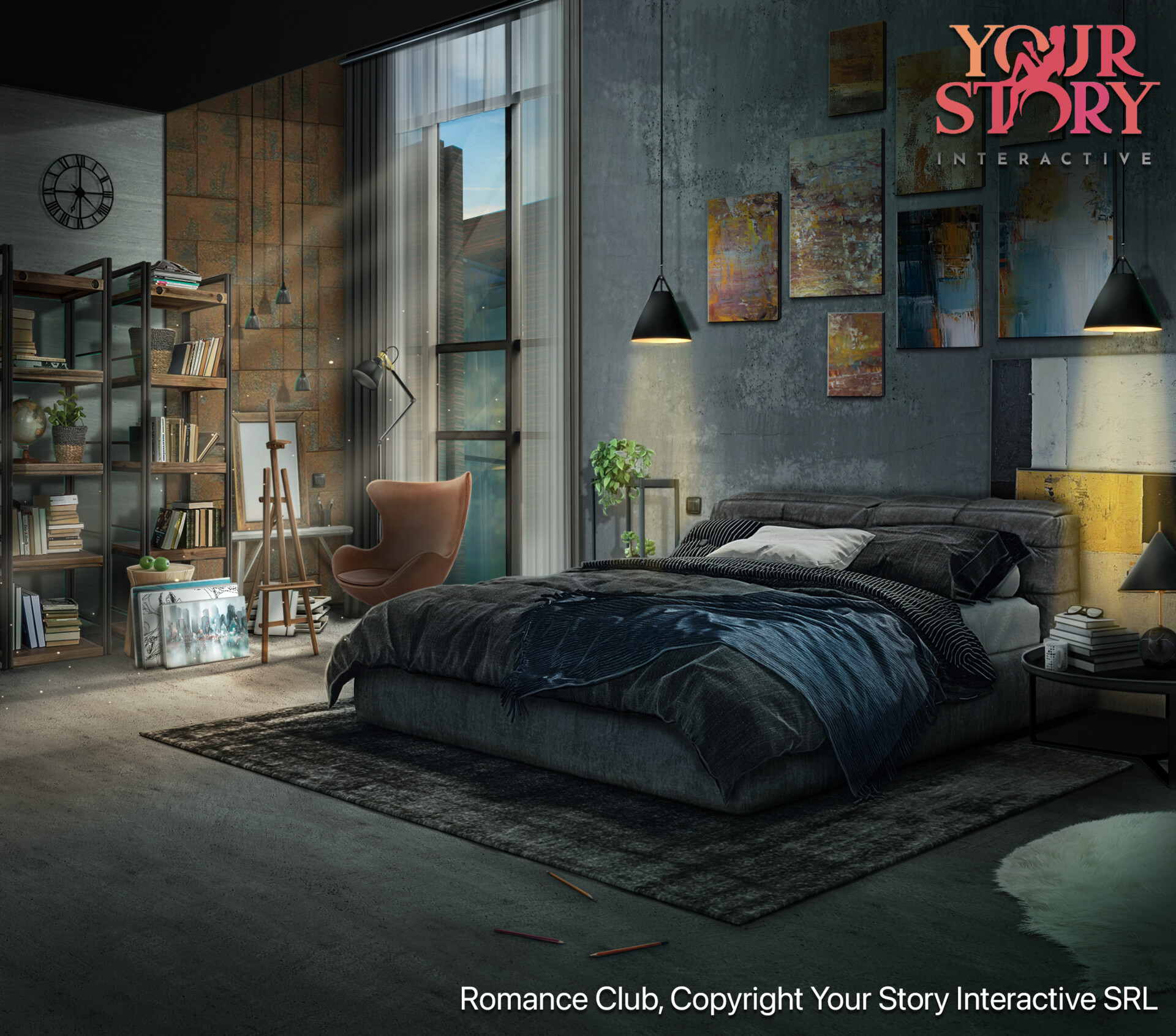 ArtStation - Brian's bedroom