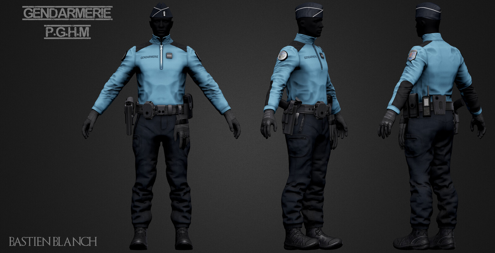 Bastien Blanch - GENDARMERIE UNIFORM | P.G.H.M