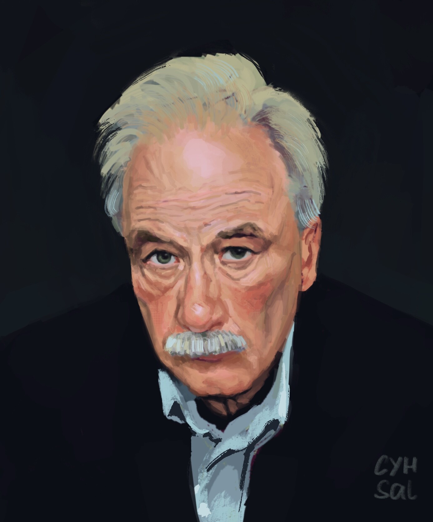 ArtStation - Portrait study: W.G. Sebald
