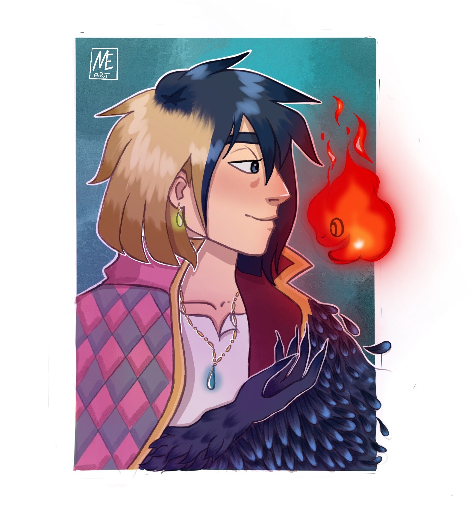 ArtStation - Fanart- Howl (Howls moving castle)