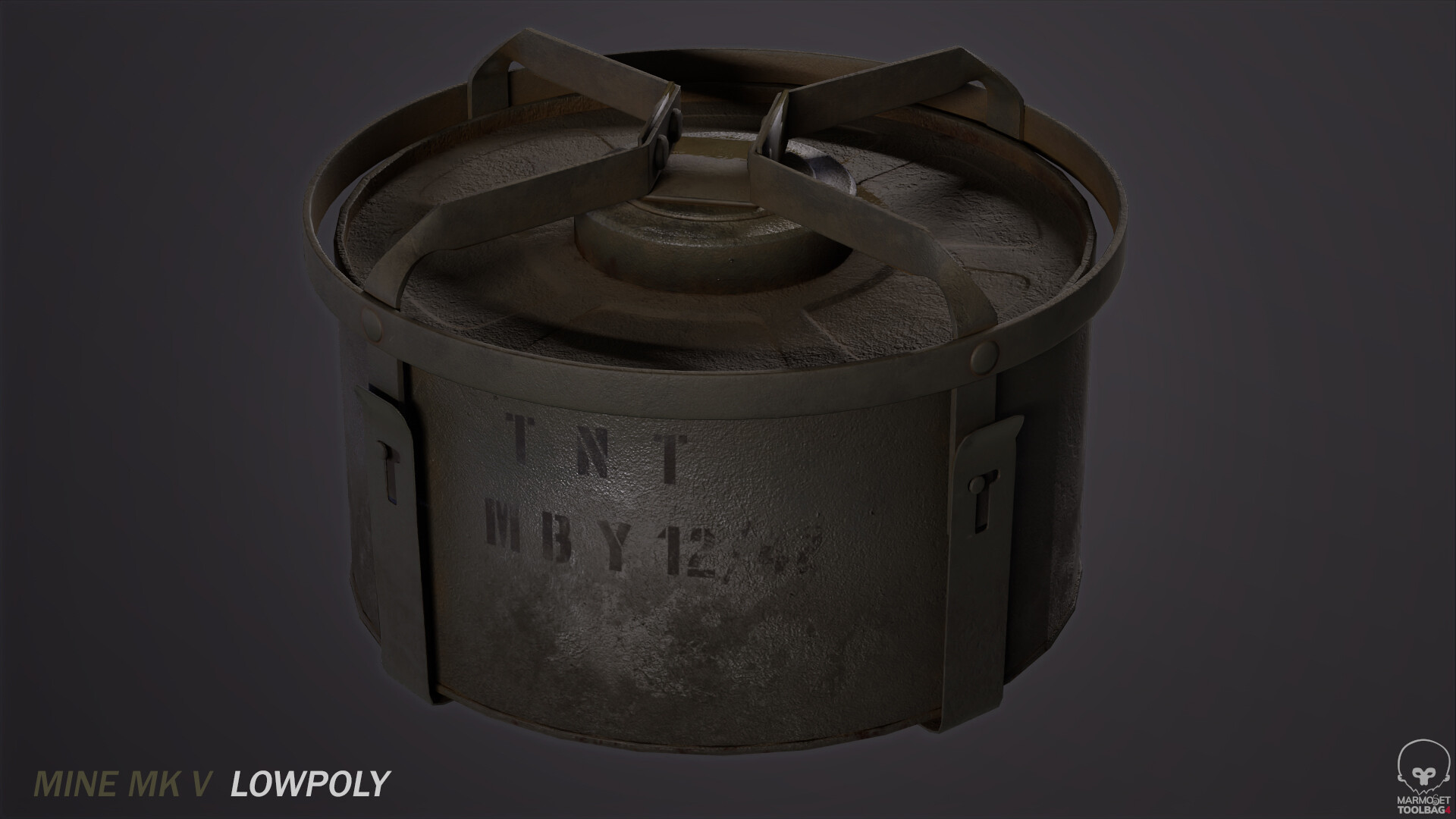 ArtStation - ANTI-TANK MINE MK V