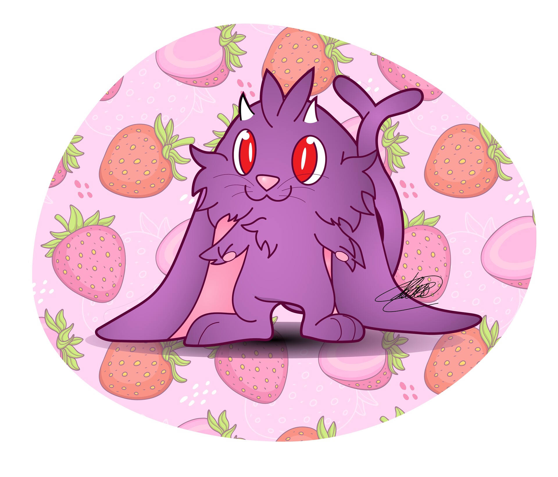 ArtStation - Oni the purple terror