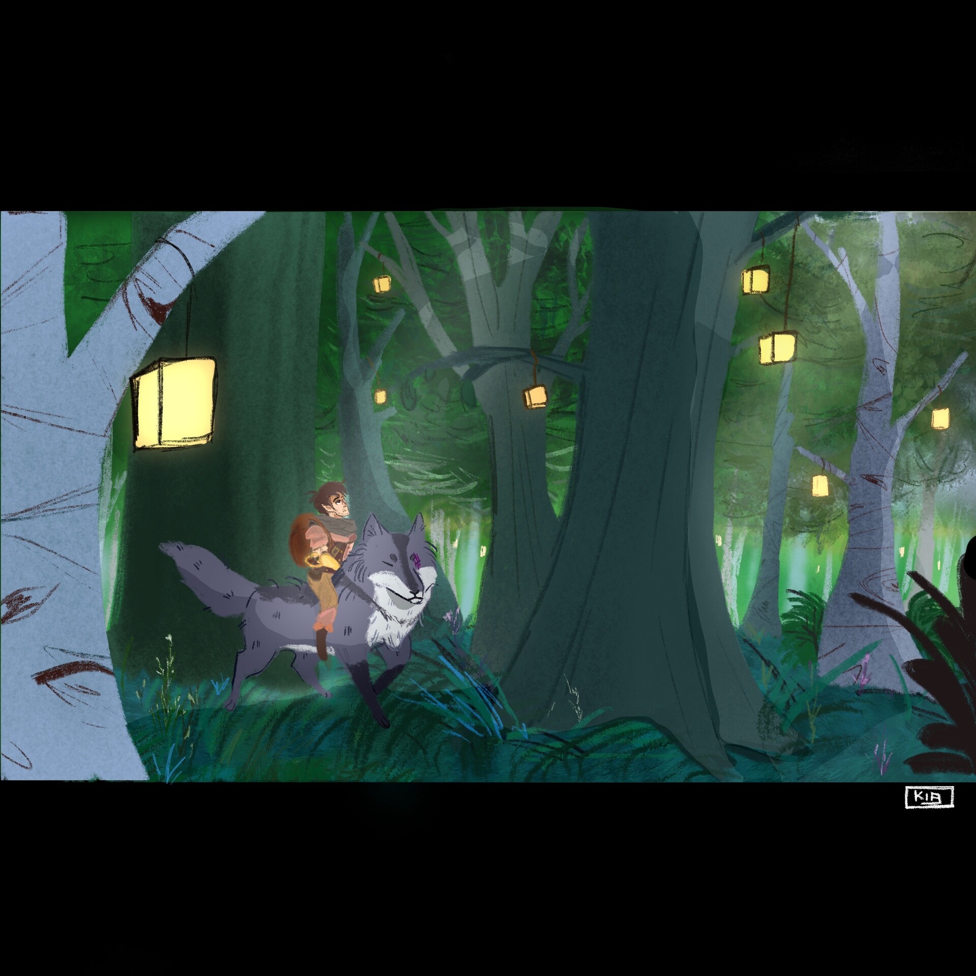 ArtStation - a Cold Forest