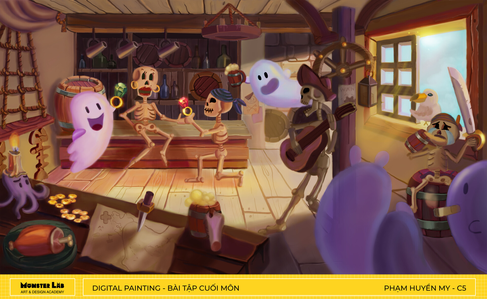 ArtStation - Proposal - Digital Painting Basic Exercise at Monster Lab ...