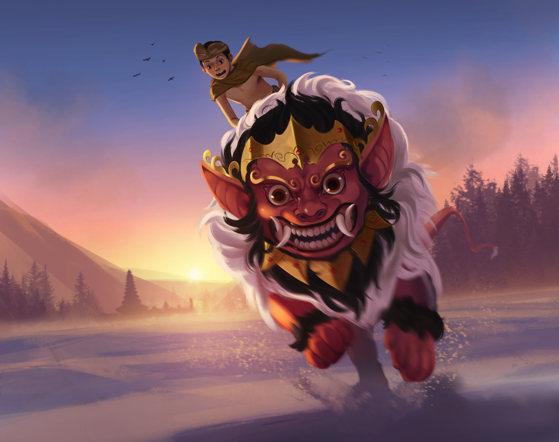 ArtStation - Barong Spirit Wanderer