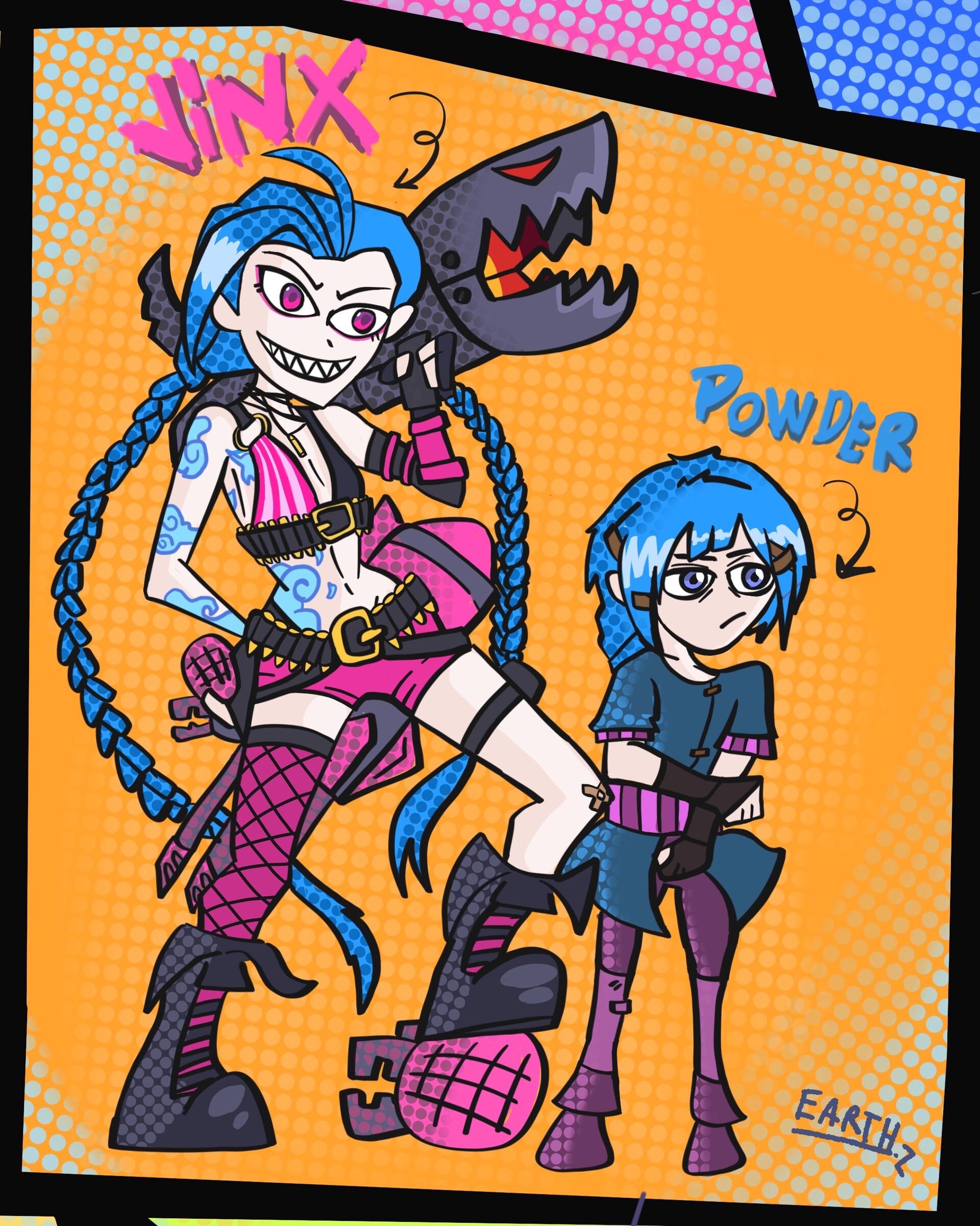 ArtStation - Arcane jinx fanart