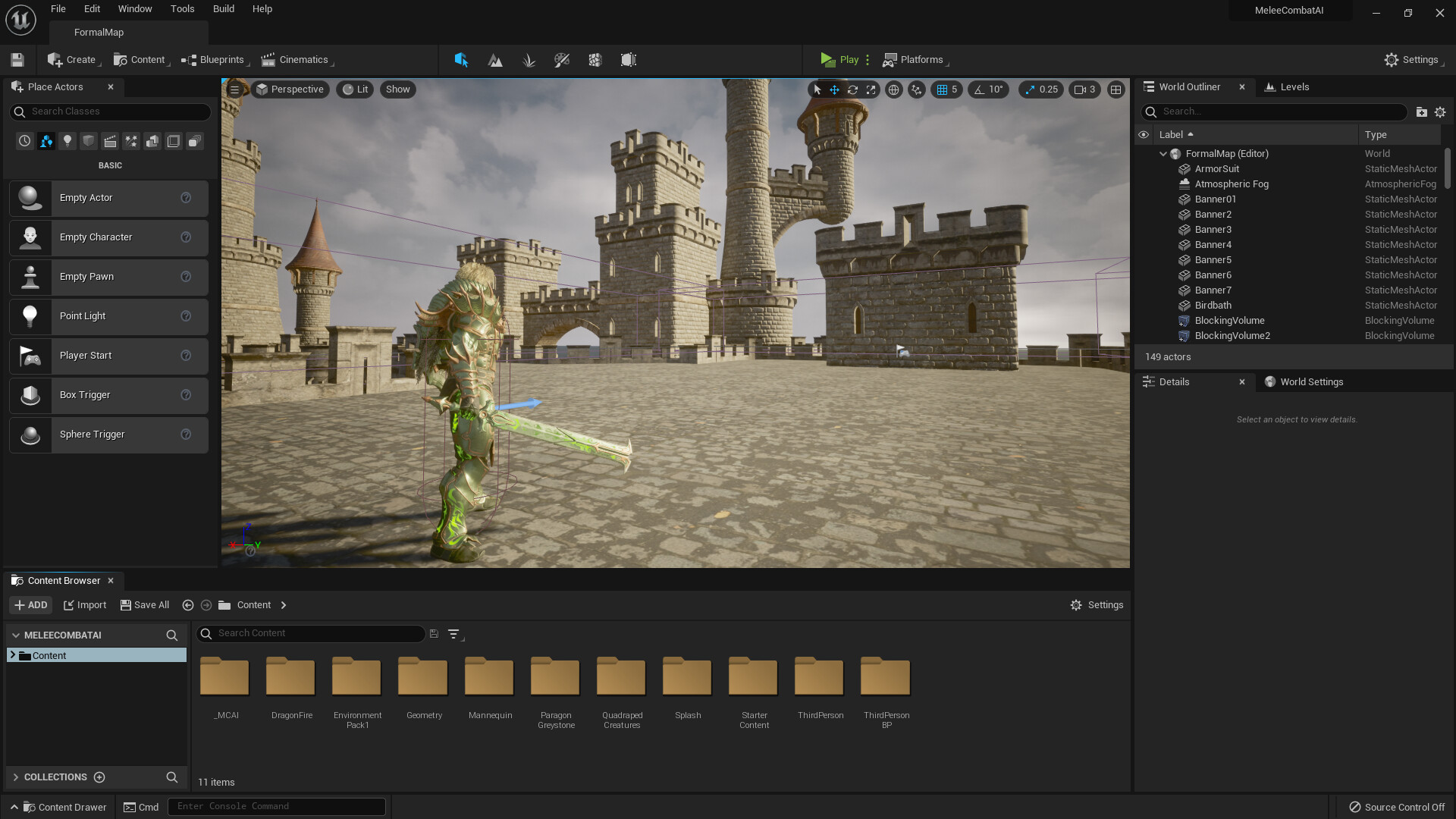Wingfox workshop - Basic Melee Combat Blueprint AI Framework From Scratch
