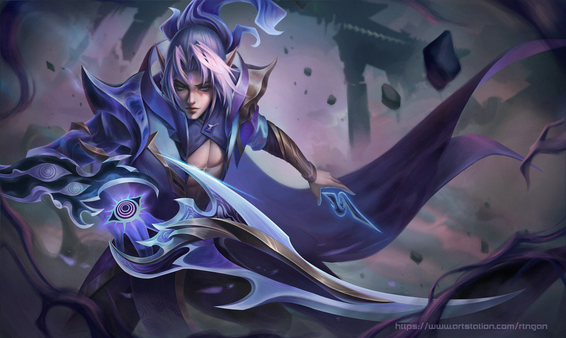 ArtStation - Fan Art AOV - Sacred Blade Quillen