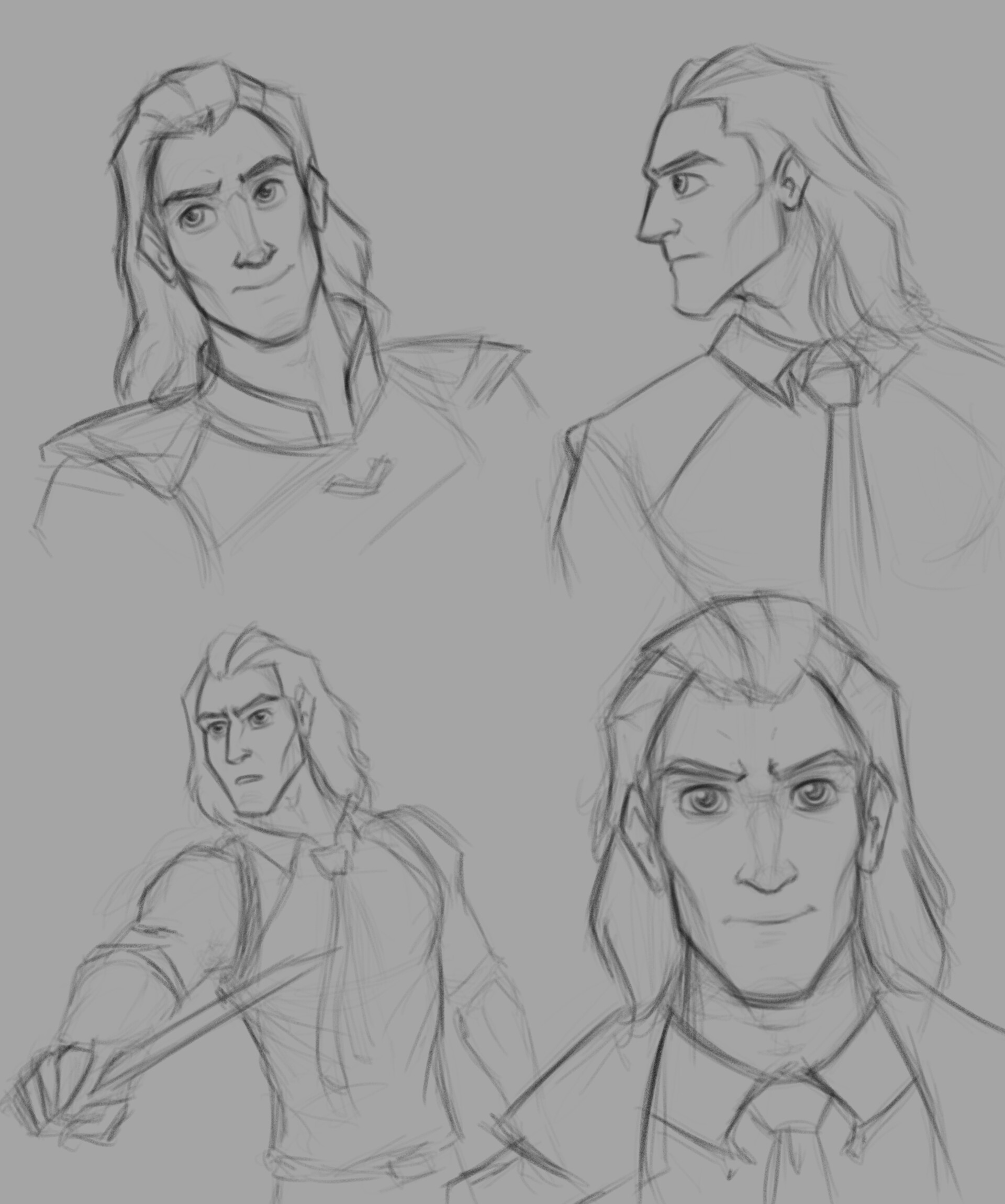 how to draw disney male