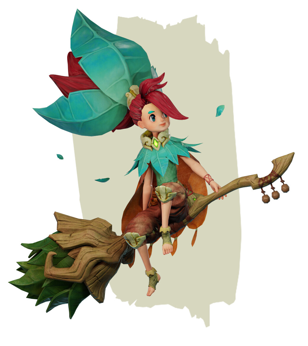 ArtStation - LIYAH - The Forest Girl