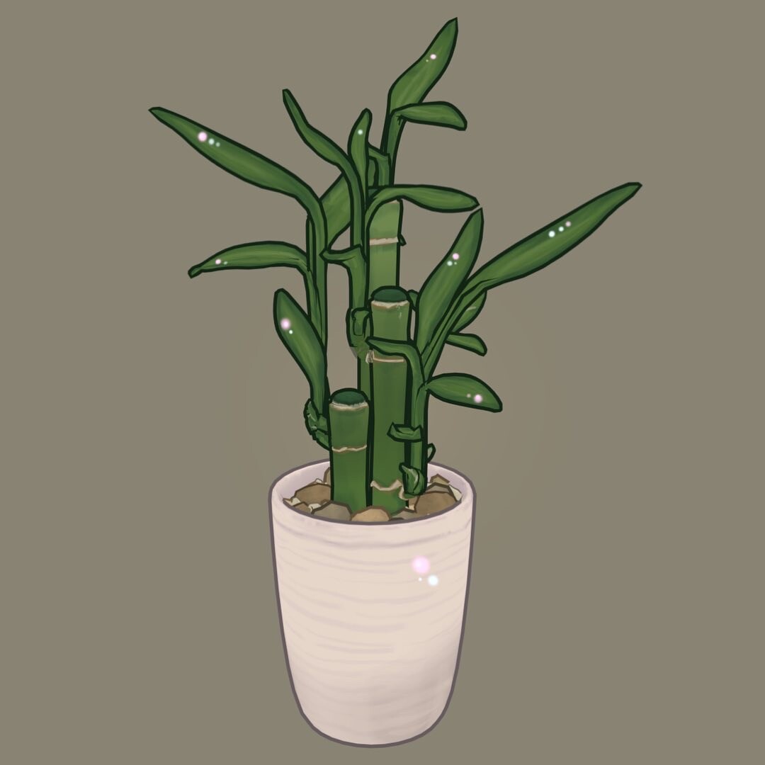 ArtStation - 3D Stylized Bamboo Plant
