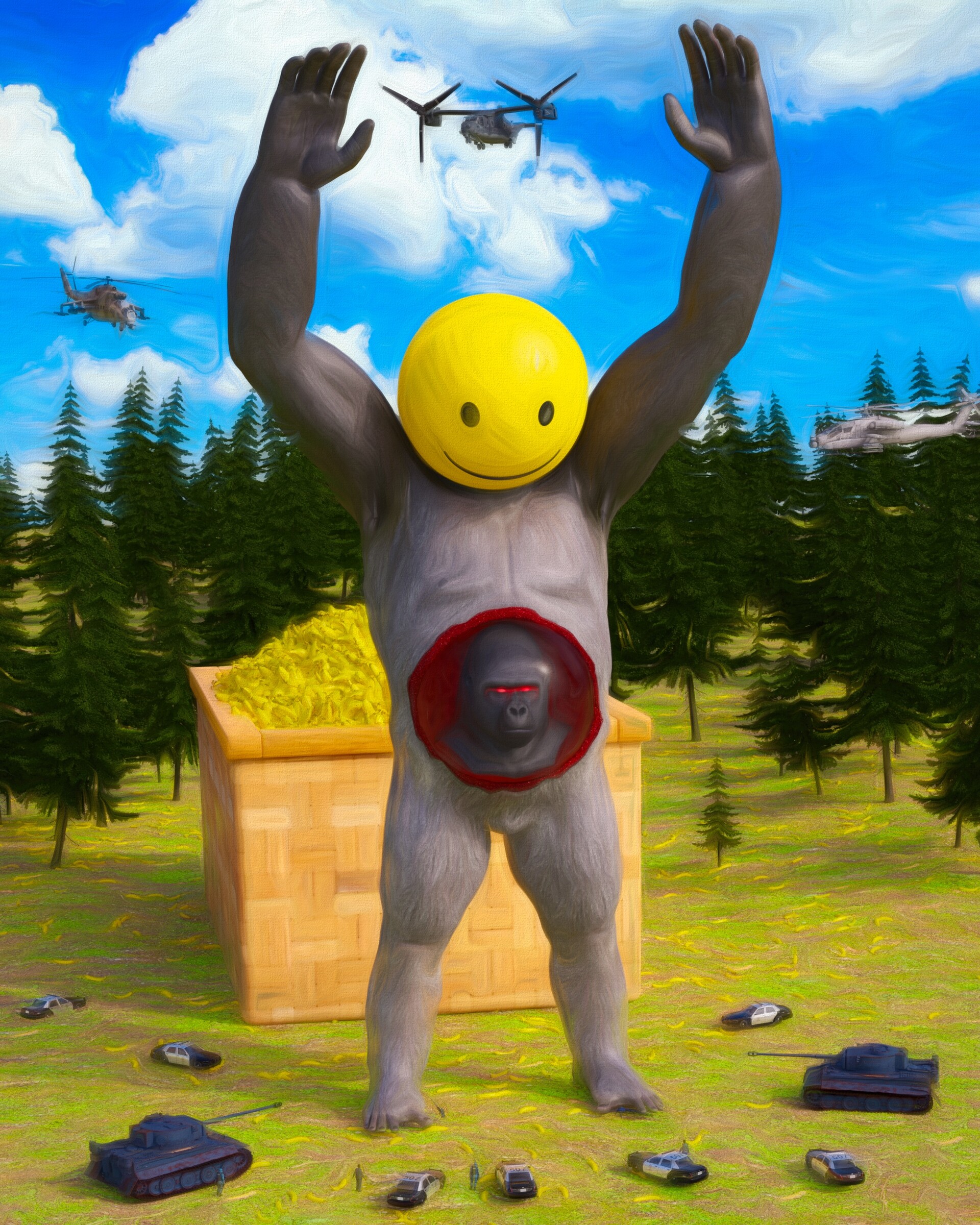 ArtStation - King Kong smiley