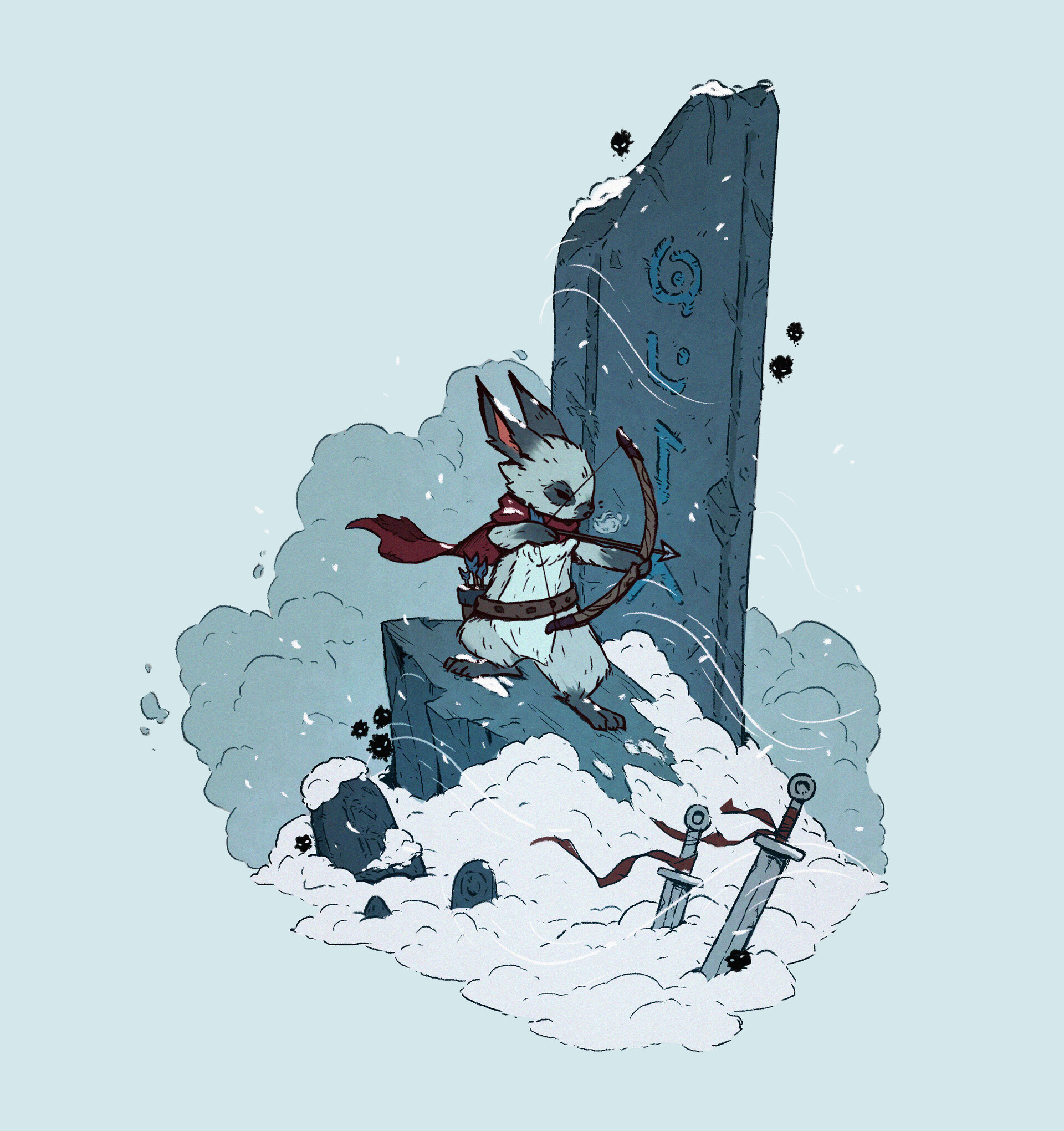 ArtStation - Frozen Graveyard