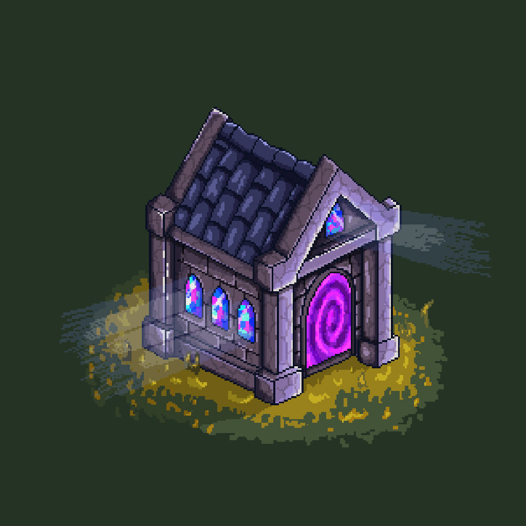 ArtStation - Crypt Pixel art